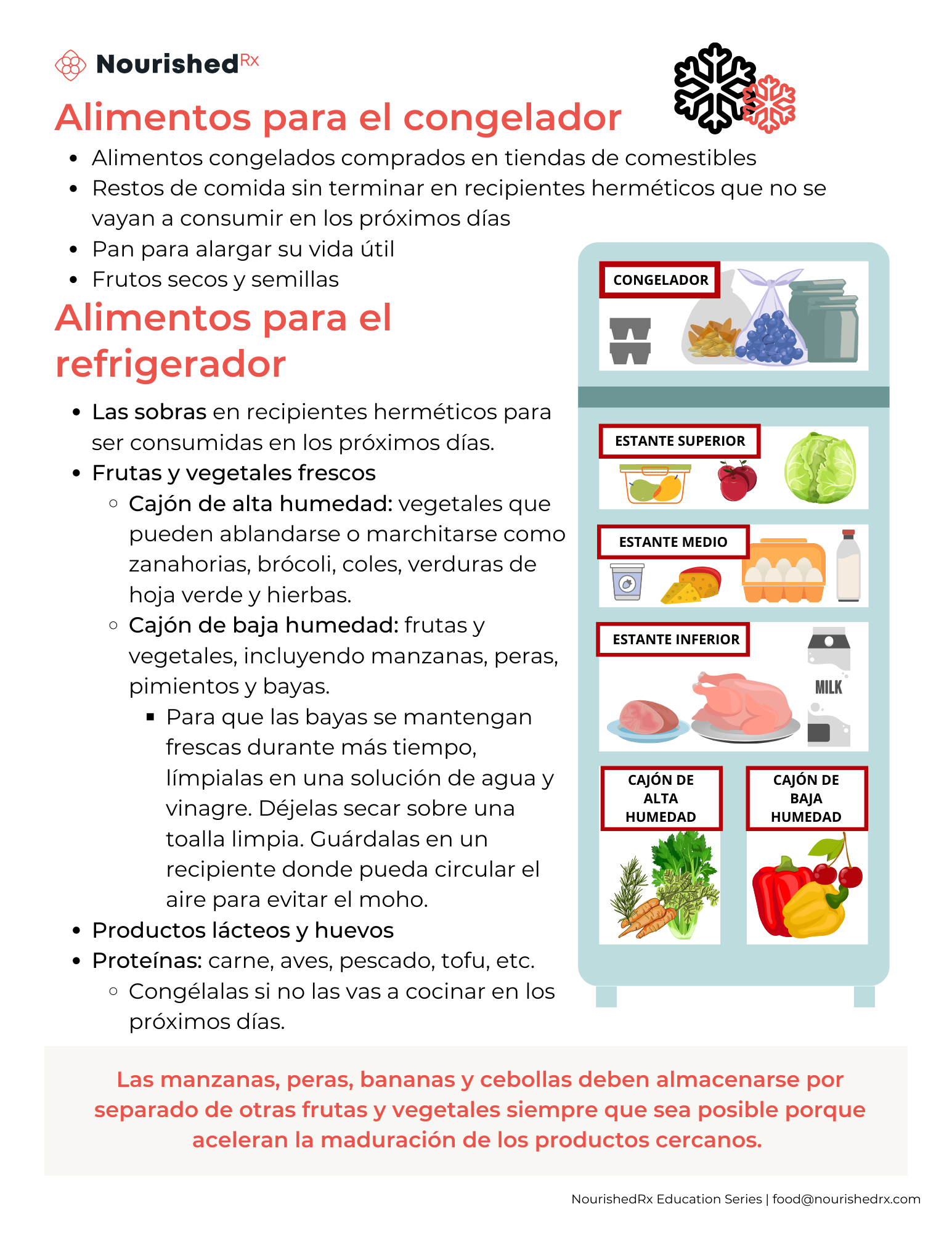 Cómo almacenar tus alimentos – NourishedRx