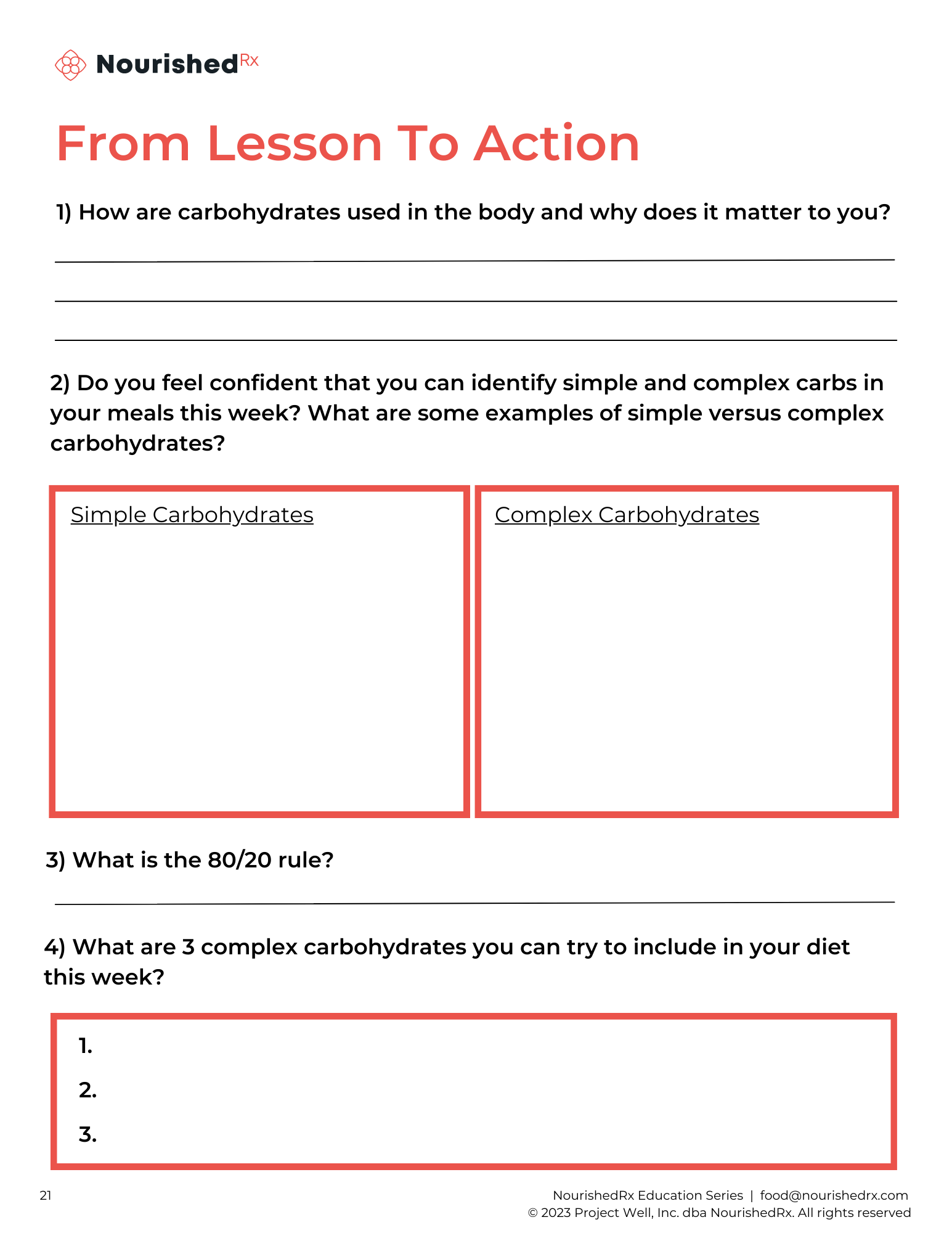 Carbohydrates – NourishedRx