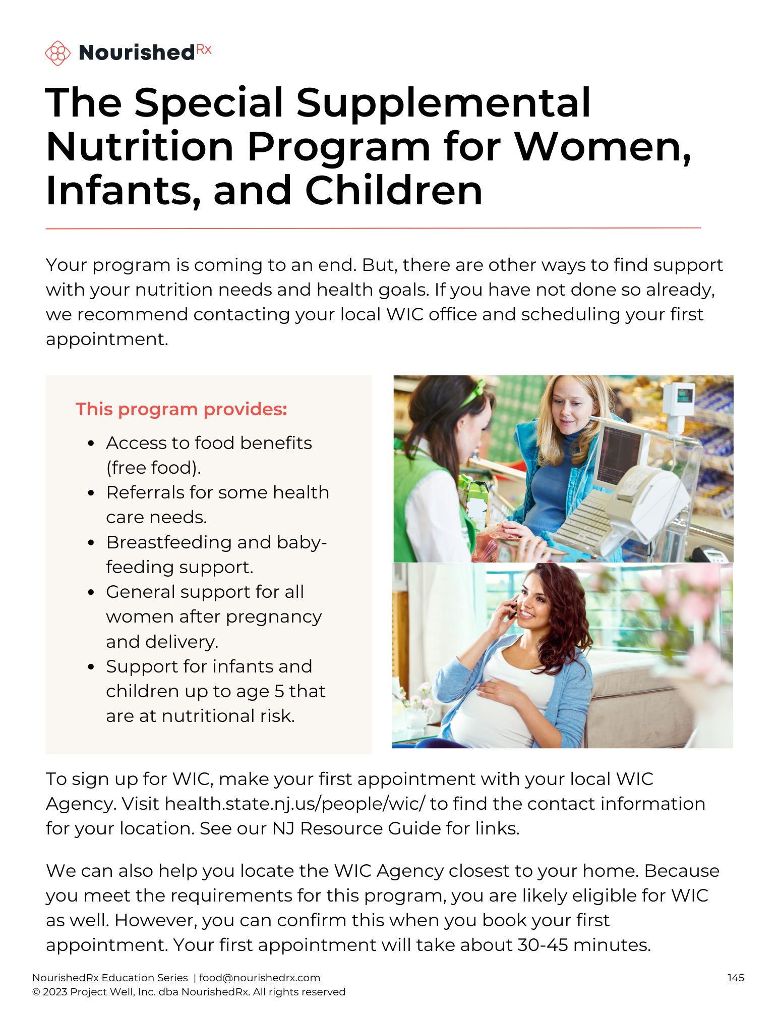 Food and Support with WIC – NourishedRx