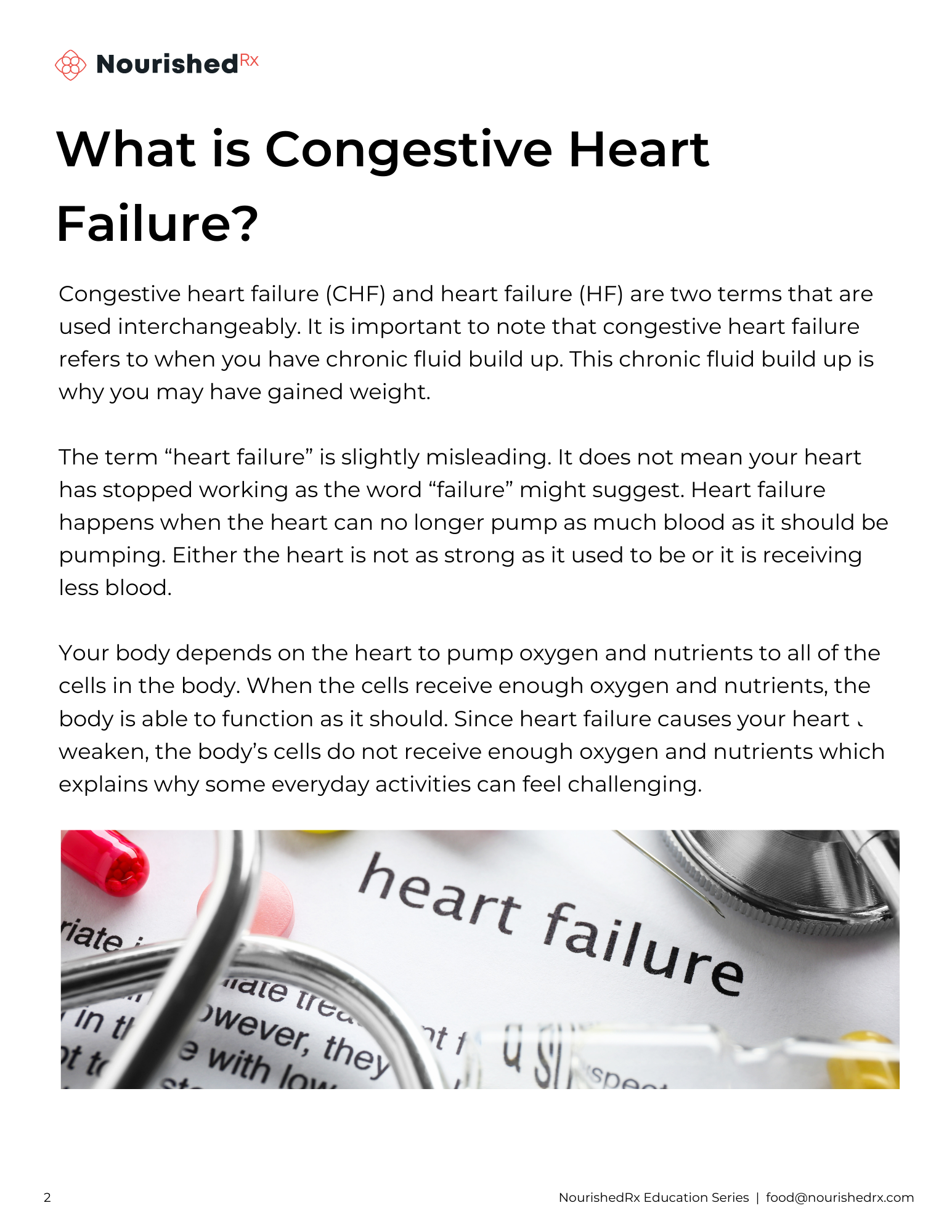 Congestive Heart Failure Nutrition Guide – NourishedRx