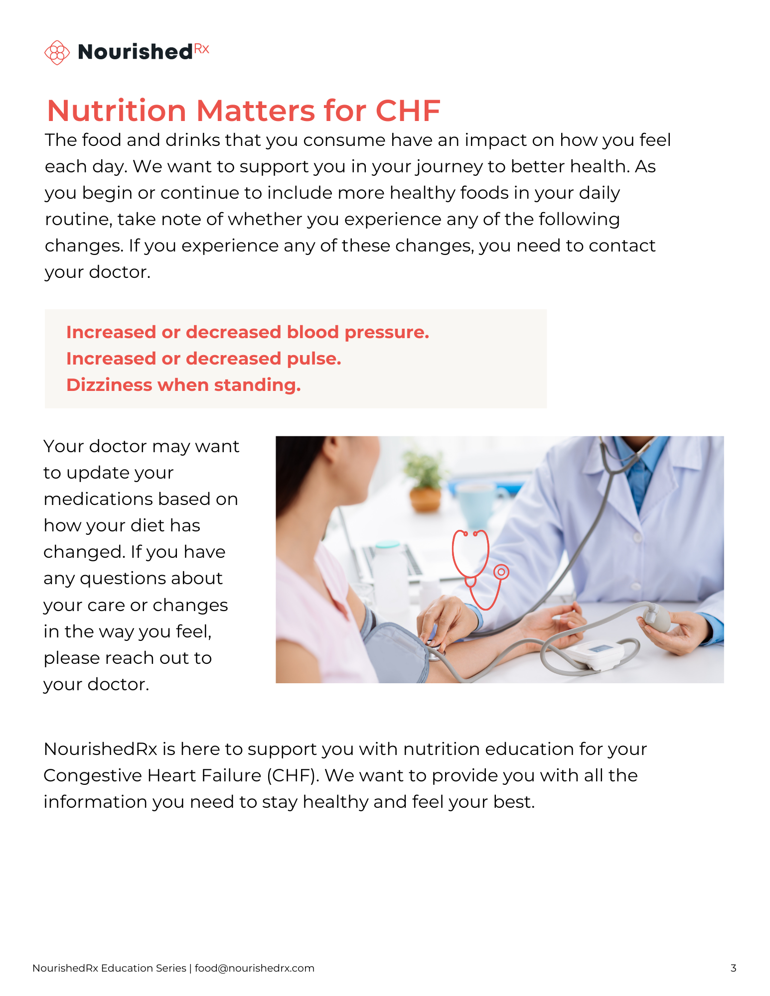 Congestive Heart Failure Nutrition Guide – NourishedRx