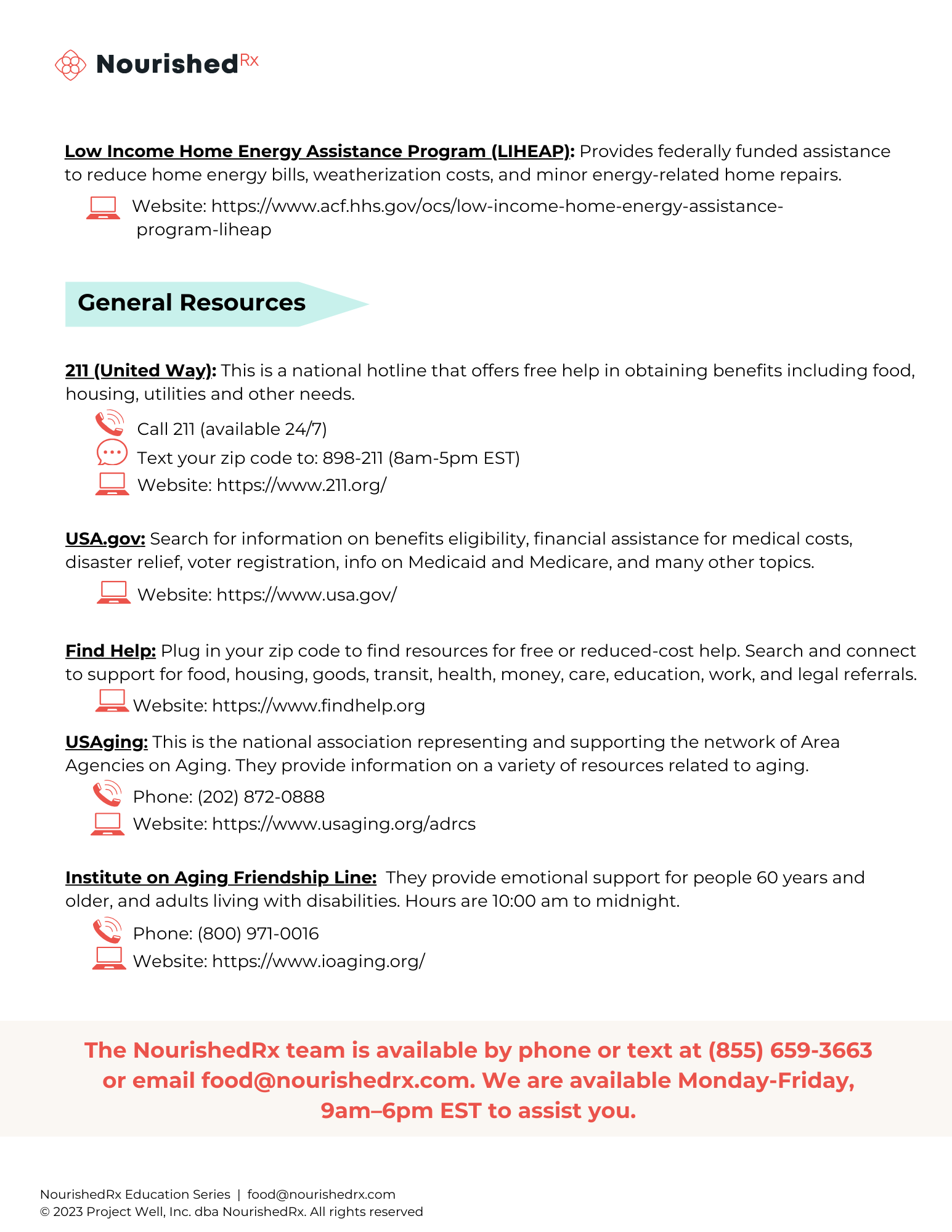 NourishedRx National Resource Guide – NourishedRx