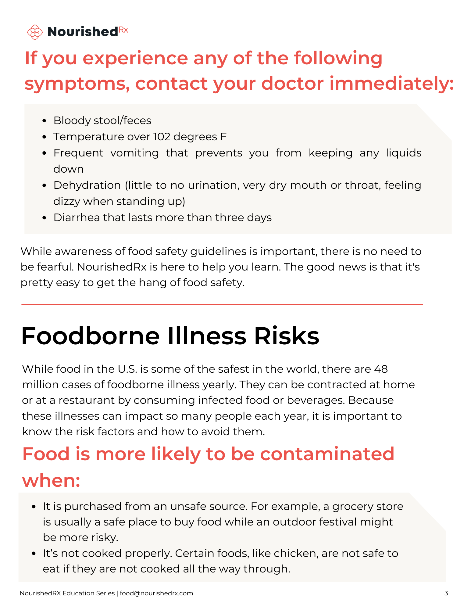 Food Safety Guide 1 – NourishedRx