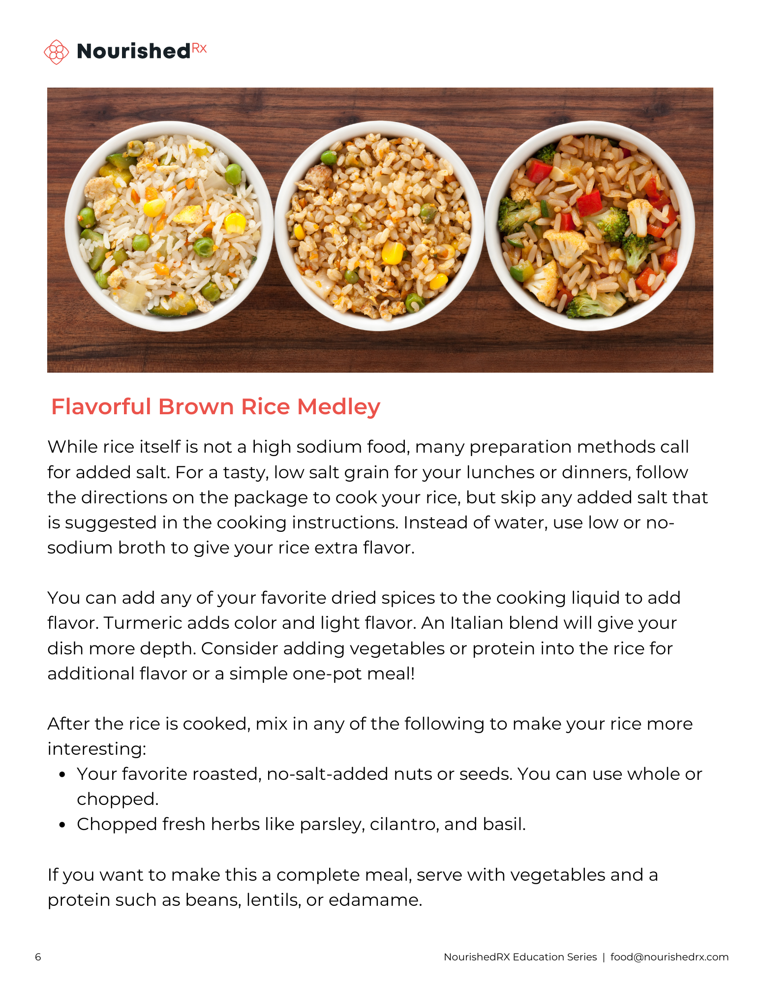 Low & No Salt Ways to Add Flavor – NourishedRx